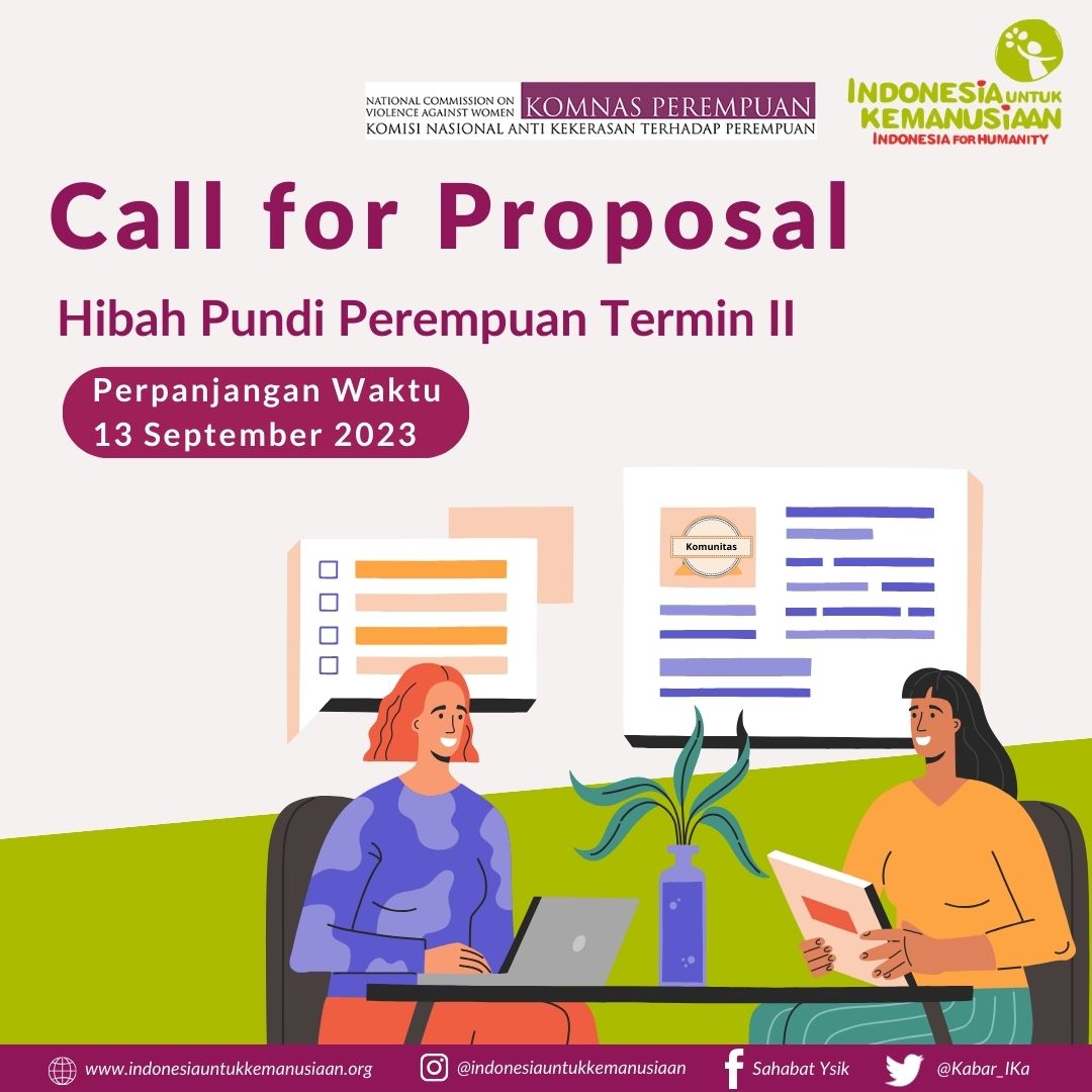 Call for Proposal Hibah Pundi Perempuan Termin 2, Tahun 2023 ...